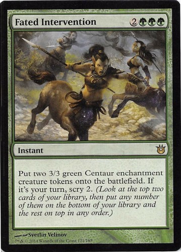 Fated Intervention *Rare* Magic MtG x1 Born of the Gods SP | eBay