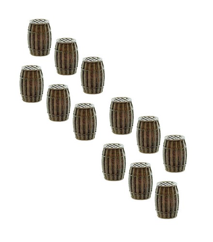 Old Wooden Barrels a DOZEN Bulk Pack HO Scale Model Detailing comes ...