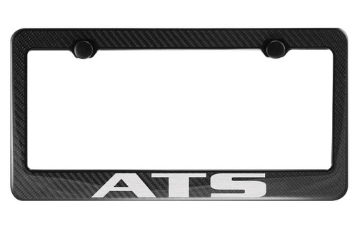Carbon Fiber License Plate Frame For Cadillac ATS (Fit Front Only) | eBay