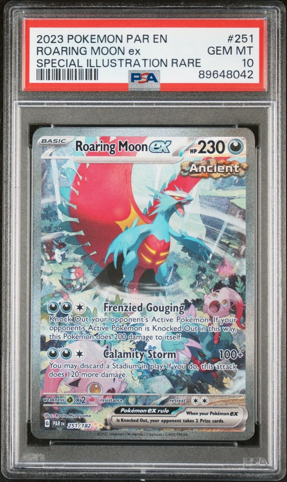 Roaring Moon ex 2023 Scarlet & Violet: Paradox Rift #251/182 Special ...