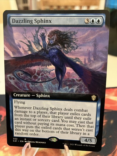 MTG Borderless Commander 2021 C21 Dazzling Sphinx MINT | eBay