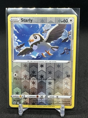 STARLY 110/159 Reverse Holo Crown Zenith Pokemon TCG Card NM/MINT | eBay