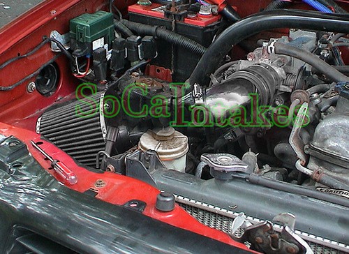 Black Air Intake System Kit&Filter For 1999-2003 Chevy Tracker 1.6L 2 ...