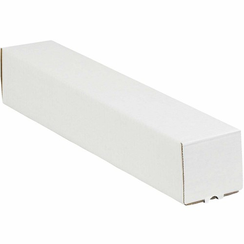MyBoxSupply Square Mailing Tubes, 3" x 3" x 12", White, 25/Bundle ...