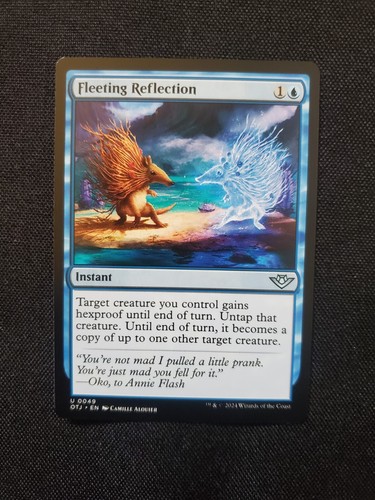 MTG Fleeting Reflection Outlaws of Thunder Junction 0049 Regular ...