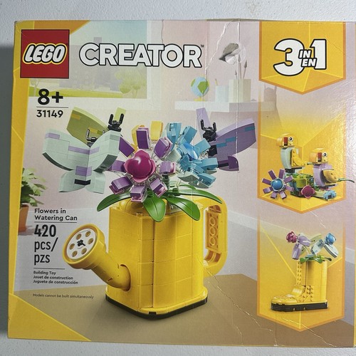 LEGO 31149 Creator 3-in-1 Flowers in Watering Can - Brand New & Sealed ...