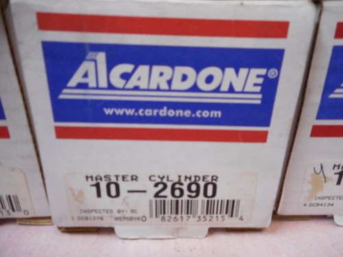 Brake Master Cylinder Cardone 10-2690 Reman | eBay