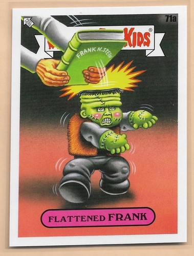 2022 GARBAGE PAIL KIDS GPK BOOK WORMS Flattened Frank 71a | eBay