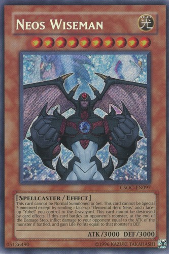 Yugioh Neos Wiseman CSOC-EN097 Secret Rare LP | eBay