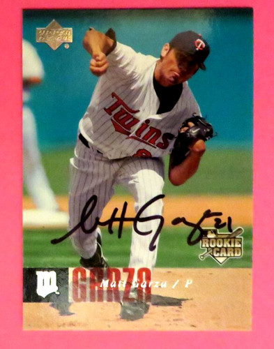 2006 Upper Deck, Minnesota Twins - MATT GARZA - autographed (RC) | eBay