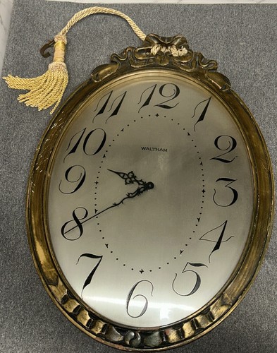 Rare Waltham Antique Wall Clock 1920-23 Victorian Style Waltham Needs ...