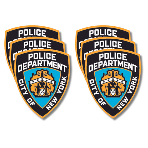 NYPD NEW YORK POLICE DEPARTMENT STICKER DECAL 3M USA TRUCK CAR VEHICLE ...