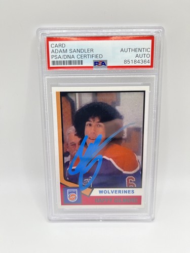 PSA / DNA ADAM SANDLER SIGNED AUTOGRAPH ROOKIE CARD HAPPY GILMORE ...