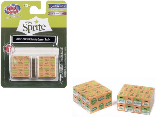 Stacked Shipping Cases "Sprite" Set of 2 pieces "Mini Metals" Series 1/ ...