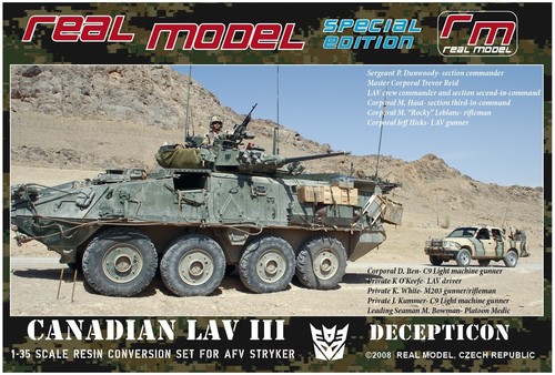 Canadian LAV III Deception 1/35 Real Model resin RM35135 | eBay