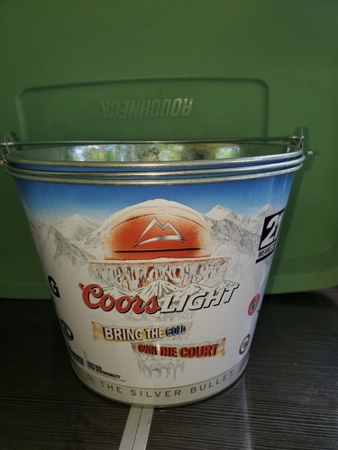 Logo Buckets Lot Of 2 Coors Light. Great for Beer Or Crawfish! | eBay