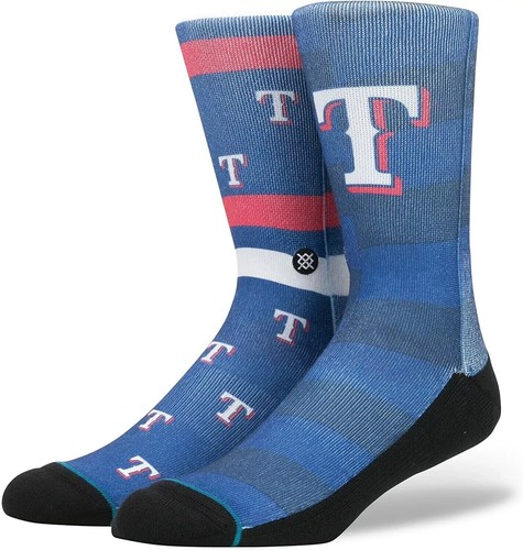NWT Texas Ranger Stance Baseball Crew Socks Men Small S 3-5.5 blue | eBay