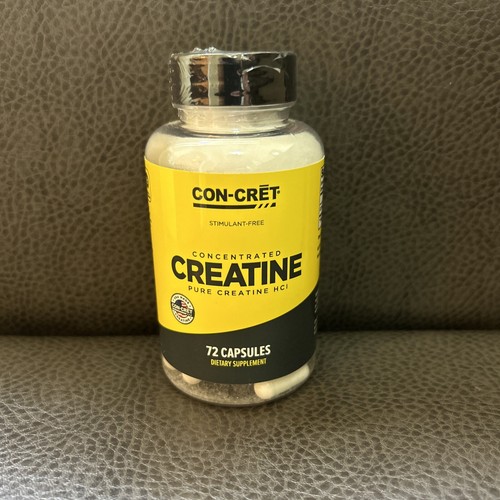 Con-Cret Patented Creatine HCl, 750 mg, 72 Capsules New Exp 10/26 ...