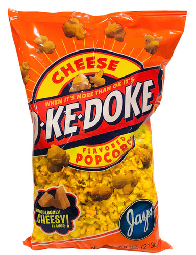 Okedoke Cheese Flavored Popcorn Jays 7.5 oz O Ke Doke | eBay