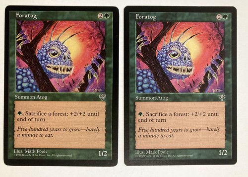 Foratog (2) NM Mirage MTG Magic the Gathering | eBay