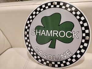 Shamrock Sign Indiana Collectible Gas & Oil Advertising Signs for sale ...