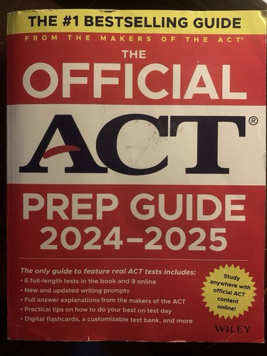 The Official ACT Prep Guide 2024-2025 | eBay