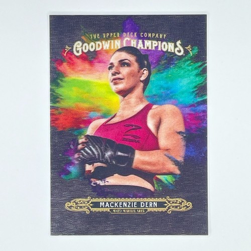 2018 Goodwin Champions Mackenzie Dern Splash of Color Lenticular #LS-MD ...