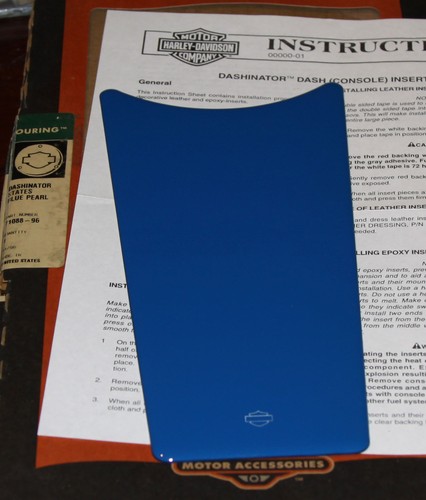 HARLEY 71088-96 BLUE PEARL DASHINATOR FLHS FLHT FLHTC FLTC 89 UP ...