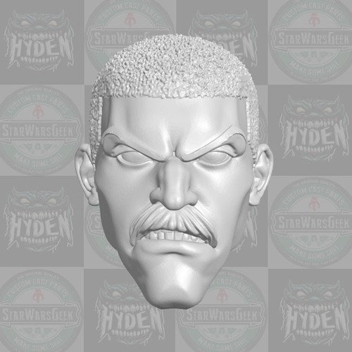 Grand Regent Thragg Custom Head v1 Invincible for 1:6 1:10 1:12 1:18 ...