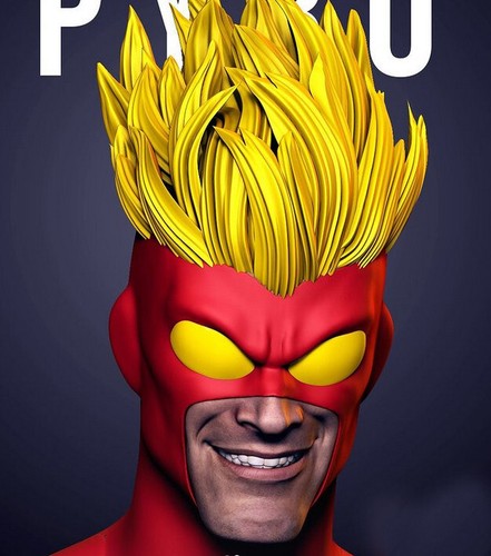 X-Men Pyro Ver C 1:18 scale custom unpainted Head 3.75" Figure | eBay