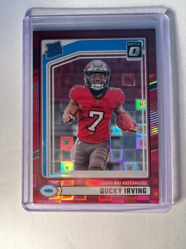 2024 Donruss Bucky Irving Optic Preview Red Pandora Prizm Rated Rookie ...