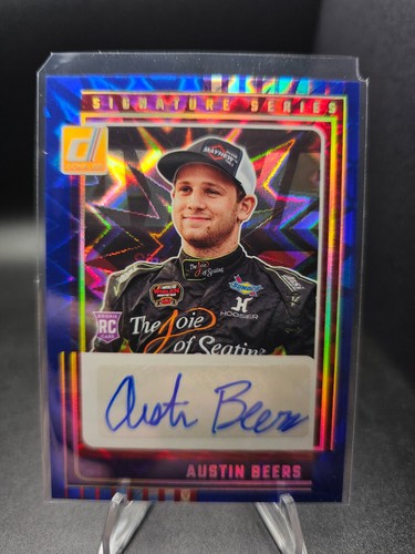 2025 Donruss Racing Austin Beers RC Signature Series Blue Xplosion /25 ...