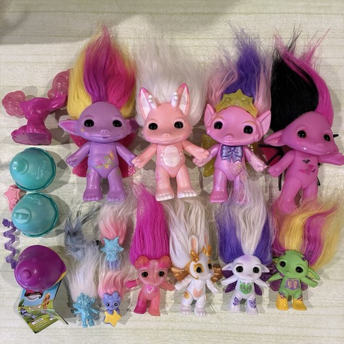 12 Zelfs Elf Trolls Doll Toys Lot Figures Fairy Animals | eBay