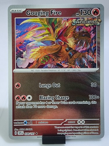 Gouging Fire 038/191 Sv08: Surging Sparks Reverse Holo | eBay