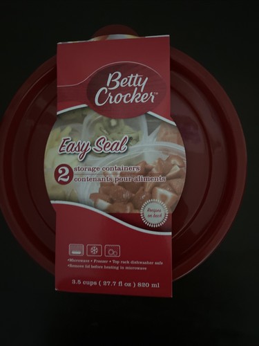 Betty Crocker Easy Seal Container Of 2 | eBay