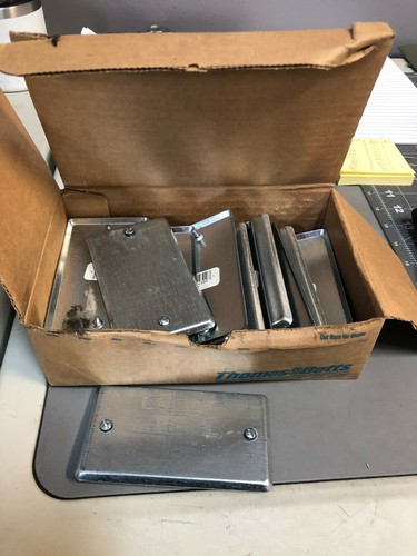 Lot of 19 Thomas & Betts Utility Box Cover 58C1 Size 4" x 2-1/8" Raised ...