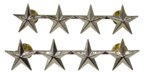 Original Vietnam War US Military 4 Star GENERAL Rank Stars Pins Pair ...