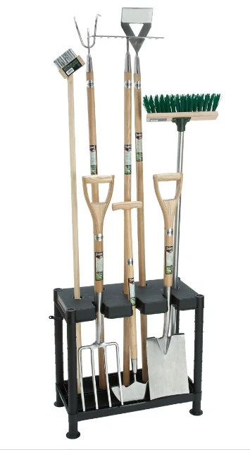 Garage Organizers And Storage Corner Garden Tool Organizer - Heavy Duty ...