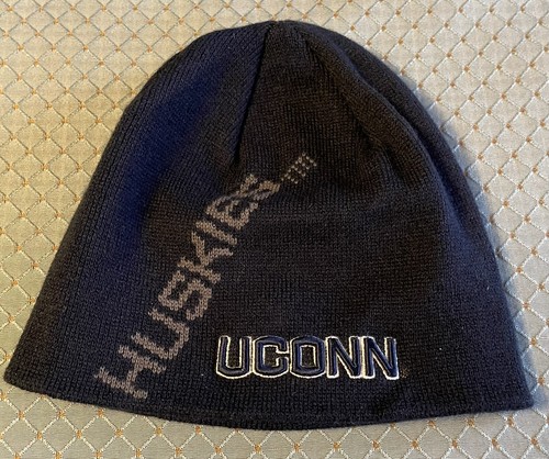 UConn Huskies Navy Knit Beanie Winter Hat Cuffless ~ Top Of The World ...