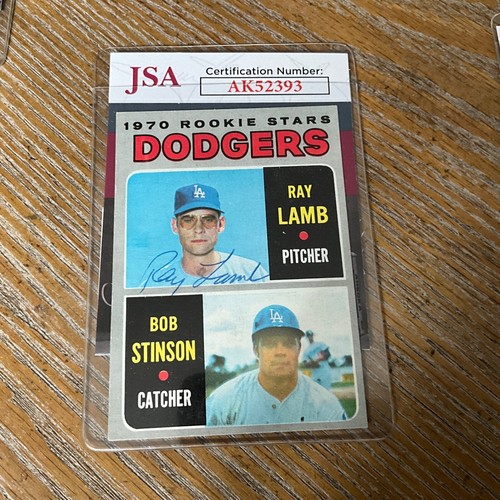 autographed 1970 RAY LAMB rookie. TOUGH AUTO! . JSA CERT | eBay