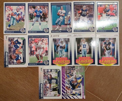 2024 Score Insert RC Cowboys Prescott Haley Staubach Aubrey Lamb ...