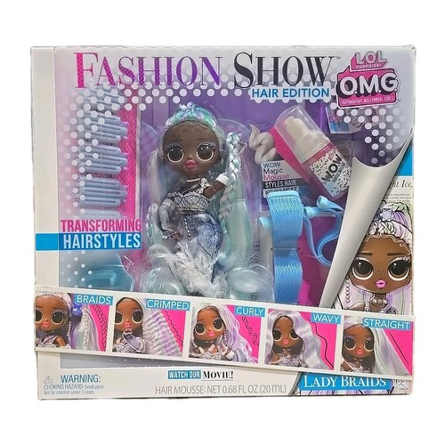 LOL Surprise OMG Fashion Show Hair Edition LADY BRAIDS Fashion Doll NEW ...