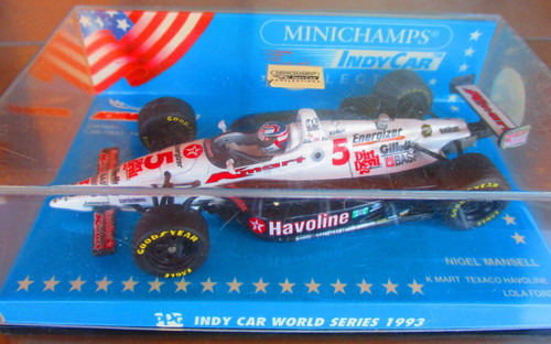 Minichamps Nigel Mansell K Mart Texaco Havoline Lola Ford 1993 Indy Car ...