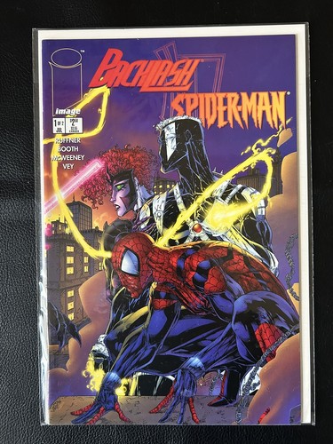 BACKLASH SPIDER-MAN 1996 #1 VENOM MARVEL BRETT BOOTH NM | eBay