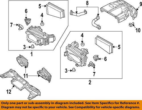 MERCEDES OEM 2018 E63 AMG 4.0L-V8 ENGINE-Air Cleaner Assembly Bushing ...