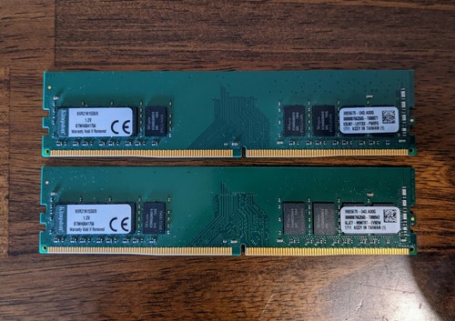Kingston 16 GB RAM Kit 2x 8GB (KVR21N15S8/8) PC4-17000 2133MHz Desktop ...