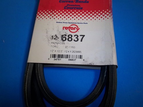 NEW ROTARY V BELT FITS TORO 27-1160 6837 FREE SHIPPING BB5 | eBay