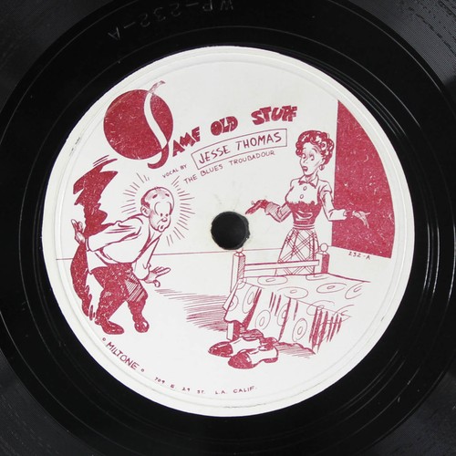 JESSE THOMAS: same old stuff / d double do love you MILTONE Single 78 RPM | eBay