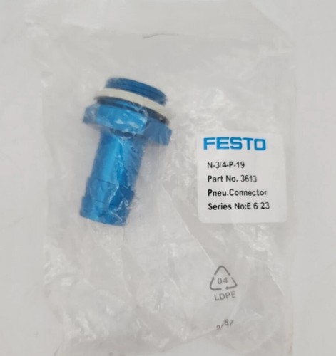 FESTO 3613 N-3/4-P-19 BARBED HOSE FITTING | eBay