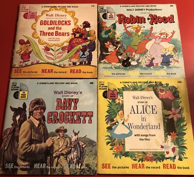 Disney Record Book In Disney Records (Pre-1968) | eBay